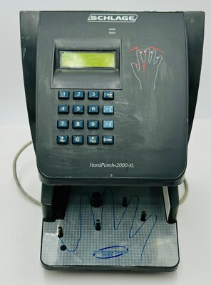 Schlage HandPunch 2000-XL Biometric Time Clock | eBay