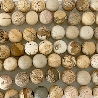 Picture Jasper Matte Finish Beads 6mm and 8mm Top Quality Wholesale ...