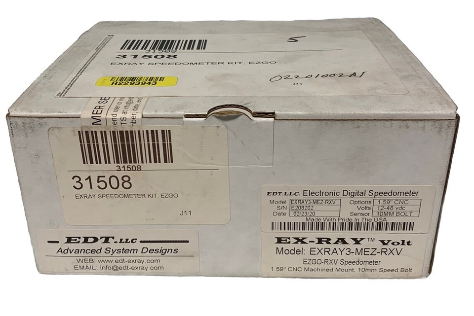 Digital EX-Ray Speedometer Kit for EZGO RXV Gas & Electric 2008-Up Golf Cart | eBay