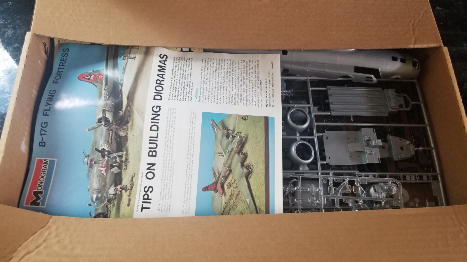 OLDER MONOGRAM B-17G FLYING FORTRESS 1/48 SCALE PLANE MODEL KIT | eBay