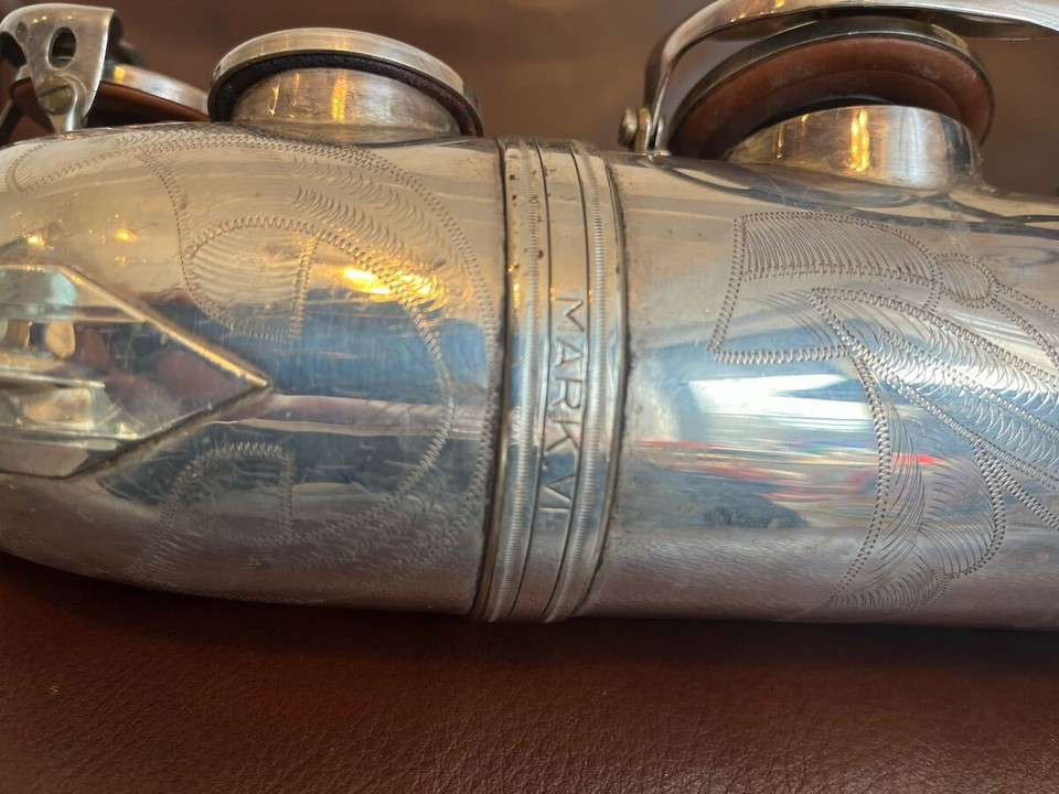 H.Selmer MK6 SP Selmer Mark 6 Tenor Saxophone Silver Plate 210,000 ...