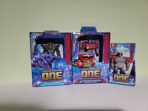 TRANSFORMERS ONE OPTIMUS PRIME ORION PAX + ENERGON MATRIX & QUINTESSON ...