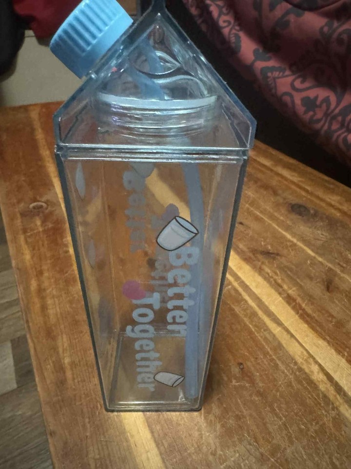 Pusheen Claire's Exclusive Milk Carton Water Bottle NEW RARE | eBay