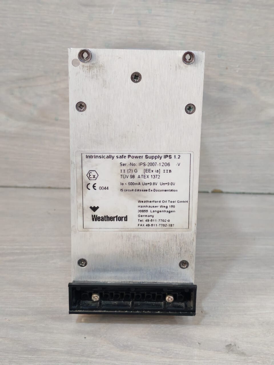 WEATHERFORD INTRINSICALLY SAFE POWER SUPPLY IPS 1.2 - W/O ANY ACCS. | eBay
