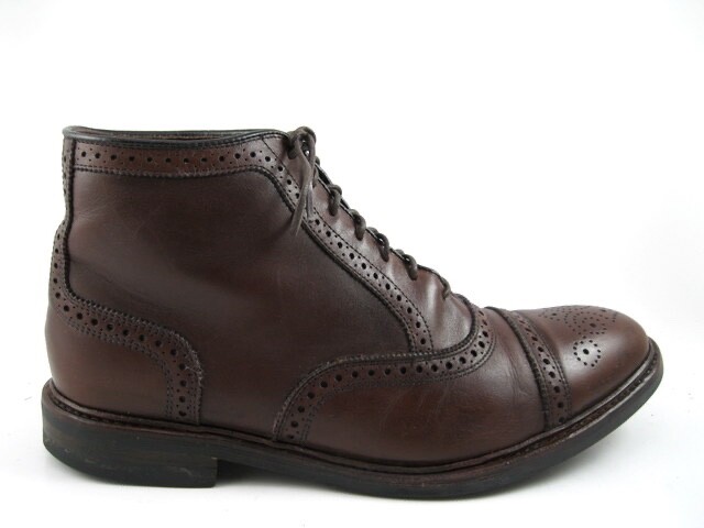 Allen Edmonds "HAMILTON CAP-TOE" Men's WEATHERPROOF Boots 10.5 D Chili ...