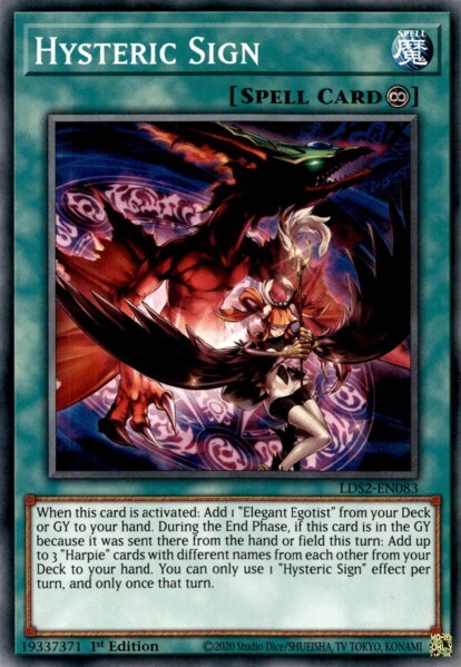 Hysteric Sign LDS2-EN083 Legendary Duelists: Season 2 1st Edition for ...