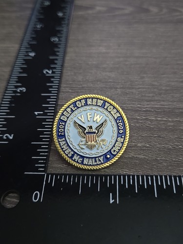 VFW New York State Commander James Mc Nally 2005 2006 Lapel Pin S3 | eBay