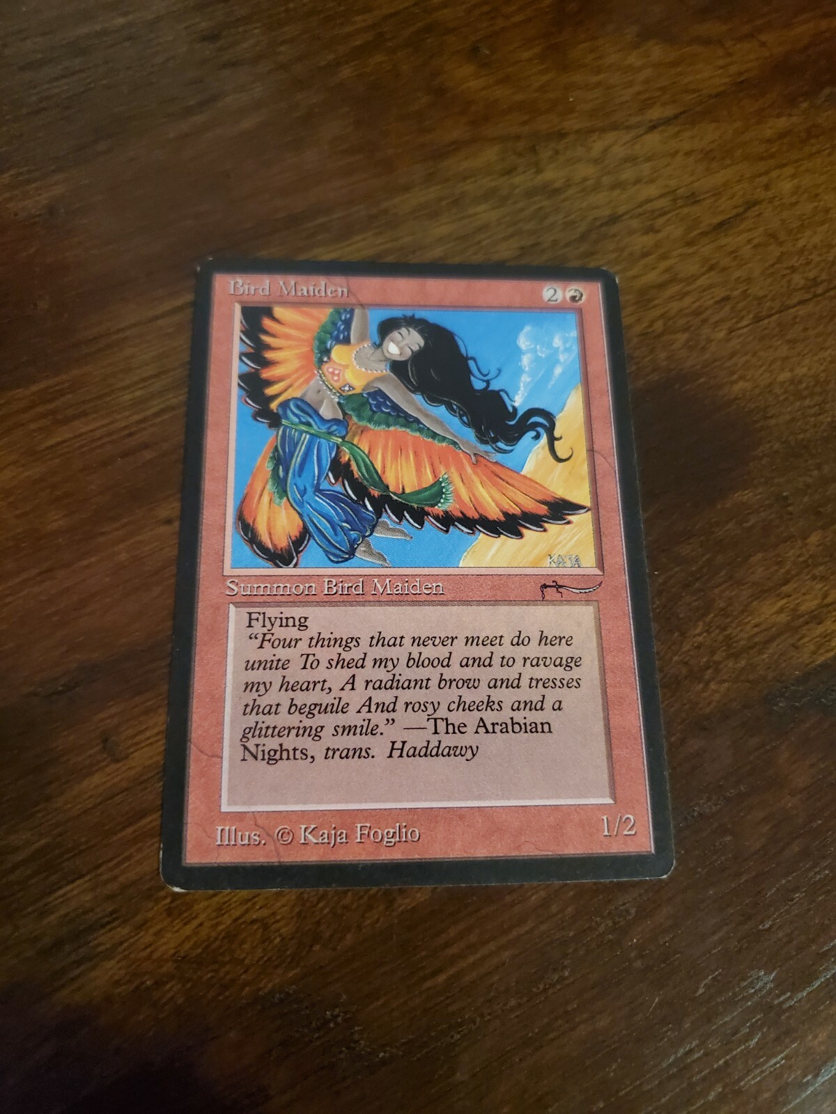 Bird Maiden x1 (Light), Arabian Nights set, LP see photos, WOTC MTG | eBay