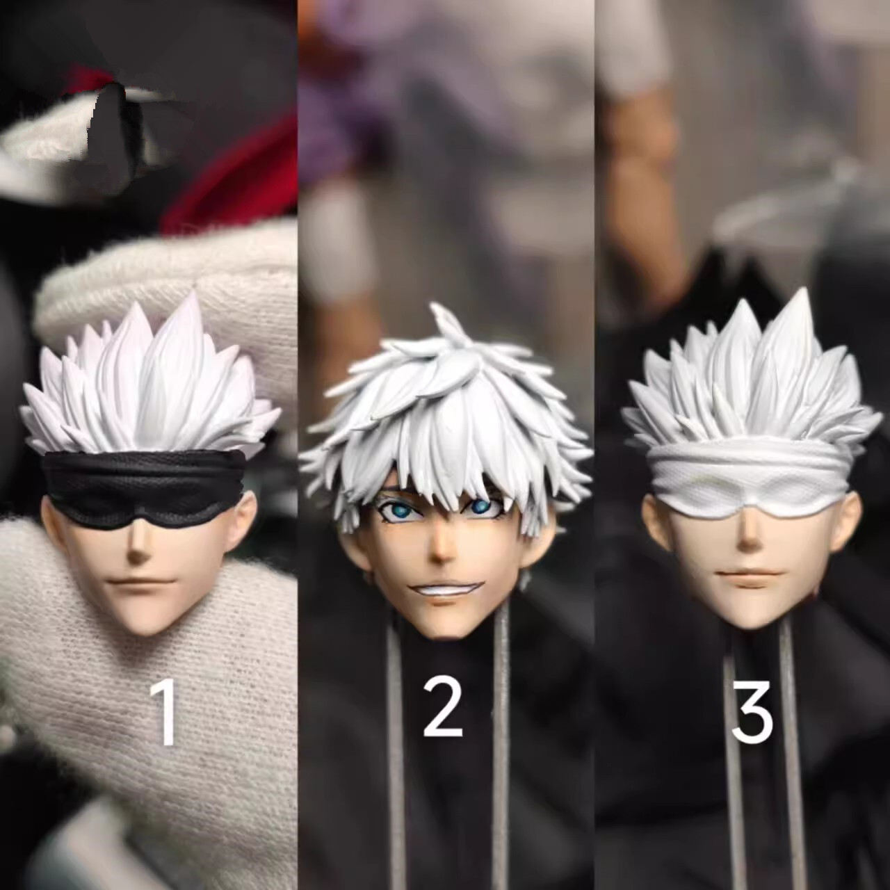 Custom Jujutsu Kaisen Fushiguro Toji Head for 1/12 Romankey Body（No ...