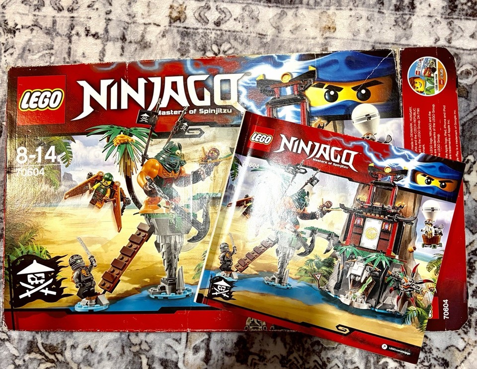 LEGO Ninjago Tiger Widow Island 70604 Set With Box and Manual, 99% ...