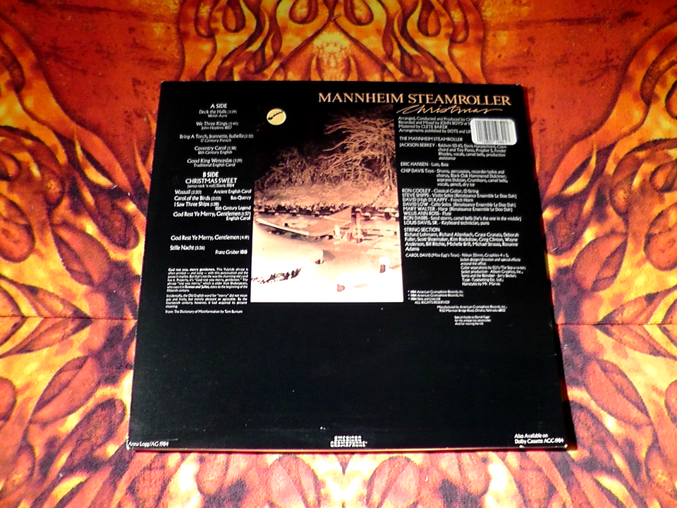 Mannheim Steamroller Christmas Vinyl LP 1984 Vinyl Excellent | eBay