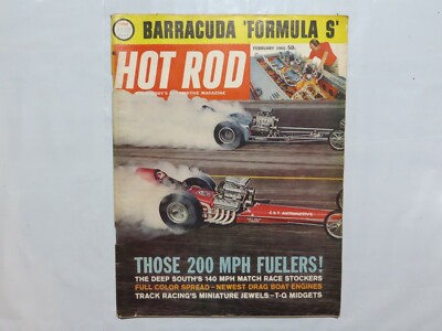 February, 1965 Hot Rod Magazine Barracuda Formula S BF | eBay