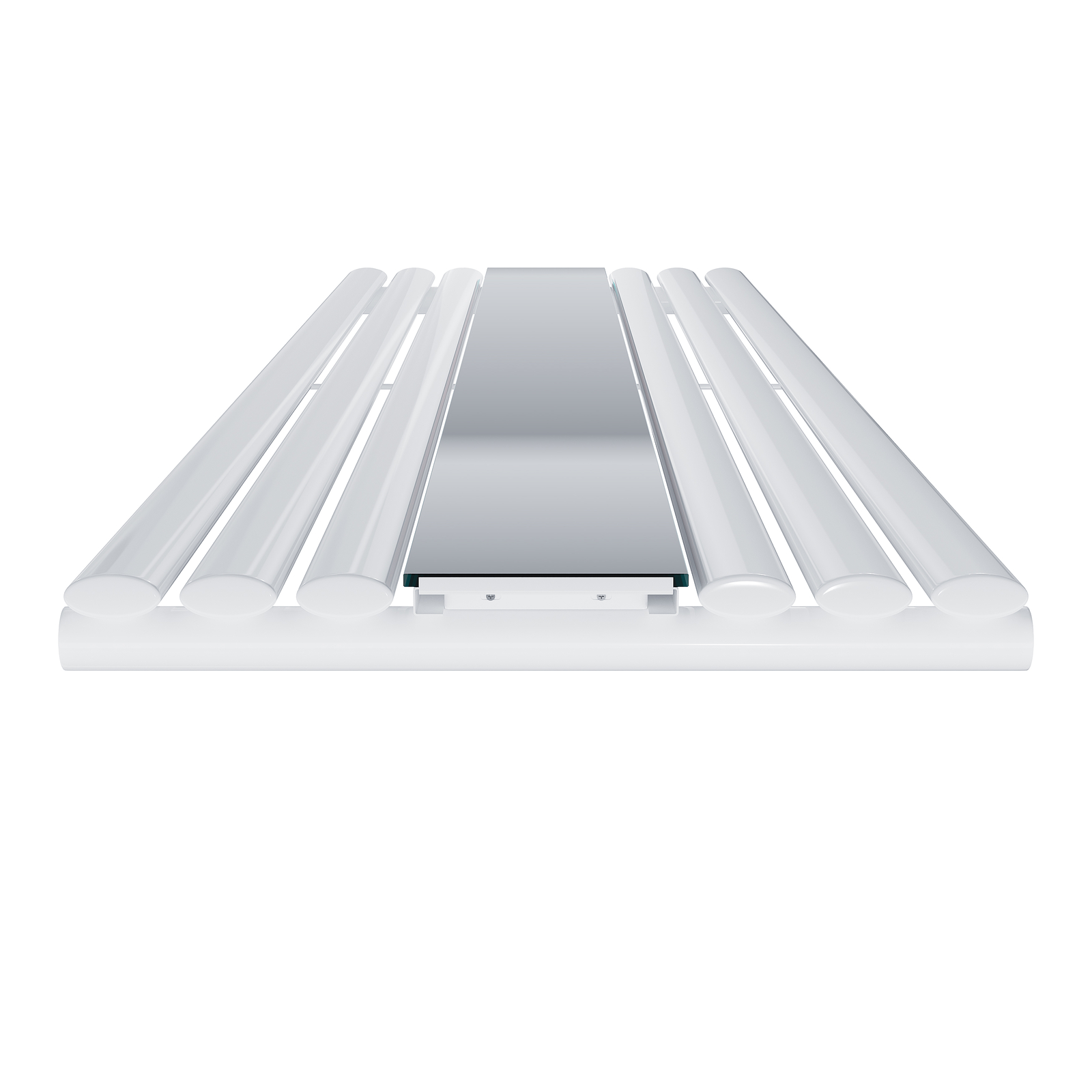 Vertical Column Radiator Mirror Double Single White Central Heating ...