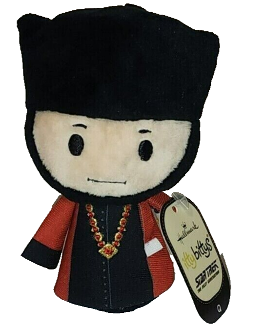 Hallmark Itty Bittys Star Trek TNG Next Generation Q Plush Figure ...