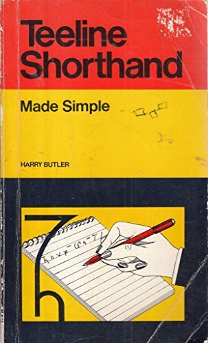 Teeline Shorthand (Made Simple Books) by Butler, Harry Paperback Book ...
