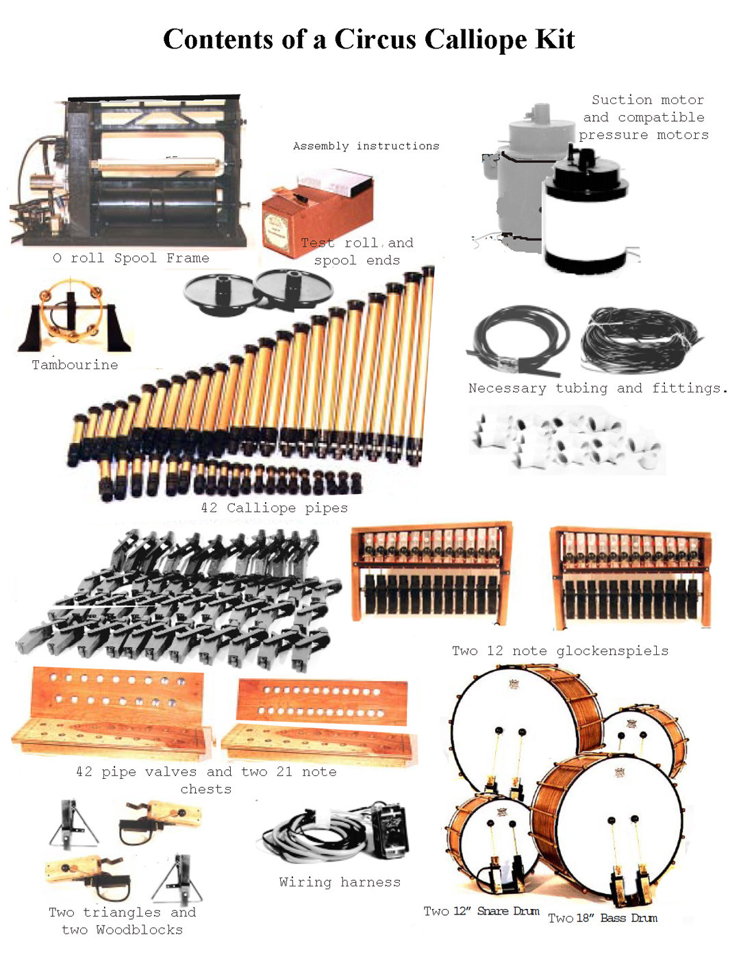 Circus Calliope Kit - unassembled - Model T not included | eBay