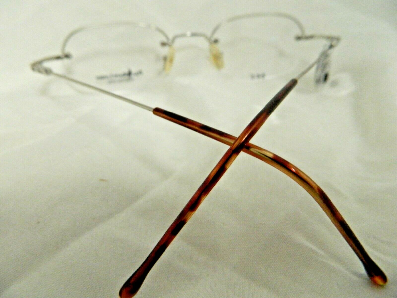 Ralph Lauren Eyeglasses Stainless Steel Polo 440 rimless metal small ...