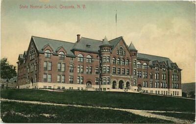 Hand-Colored Postcard State Normal School, Oneonta, New York - circa ...