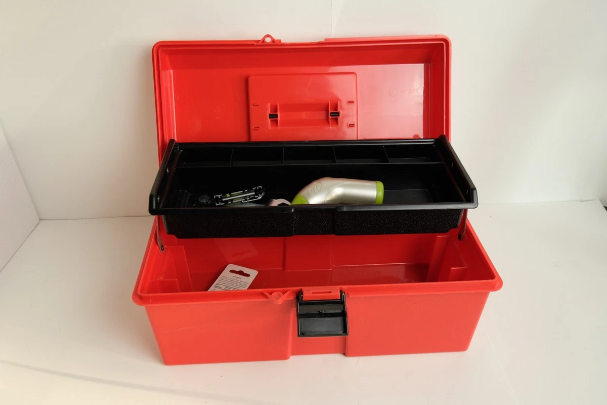 Red Plastic Toolbox