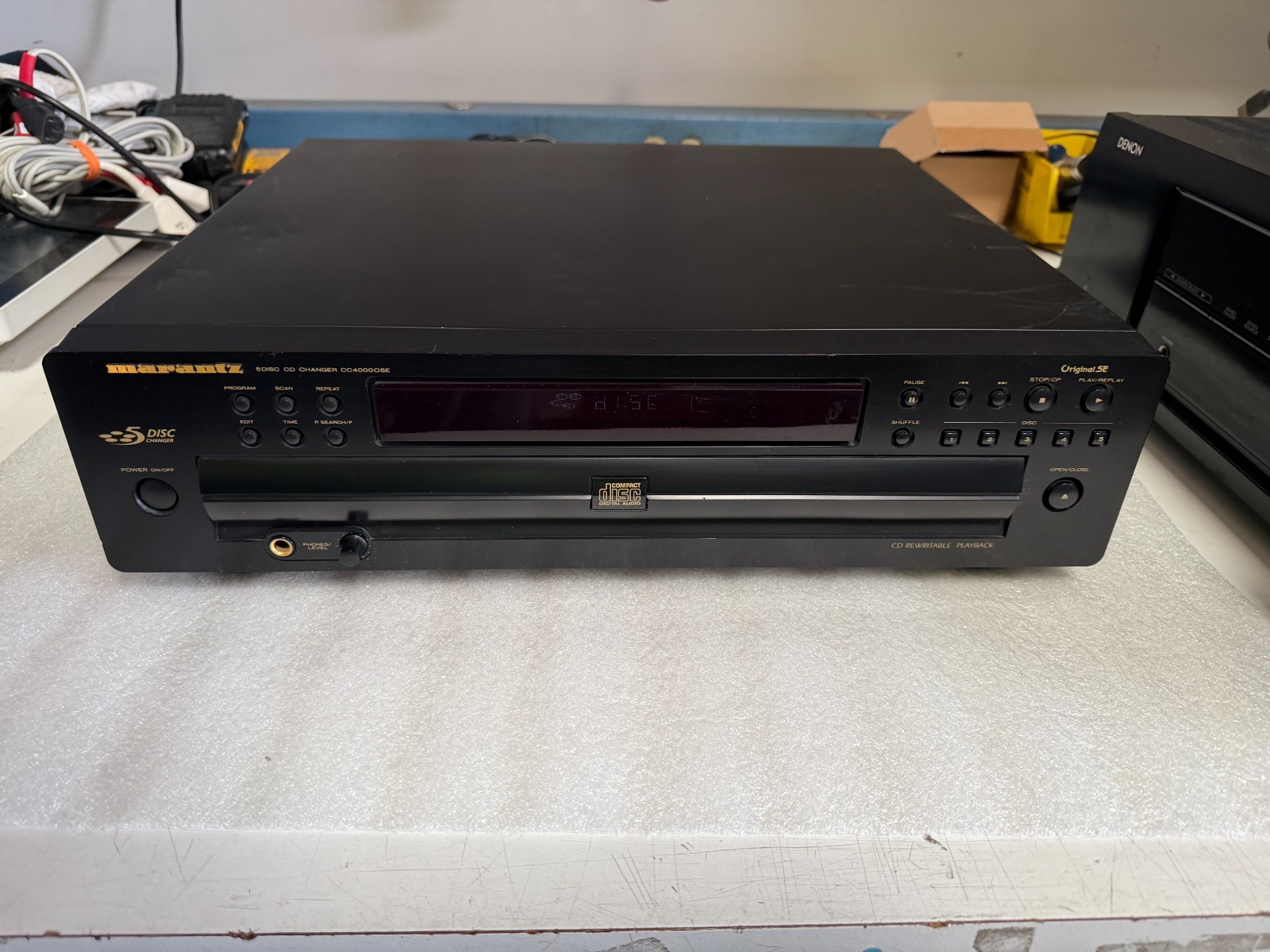 MARANTZ CC-4000/U3B 5-DISC CD CHANGER/PLAYER - TESTED | eBay