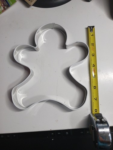 Giant Gingerbread Cookie Cutter 8" X 5.5" Never Used | eBay