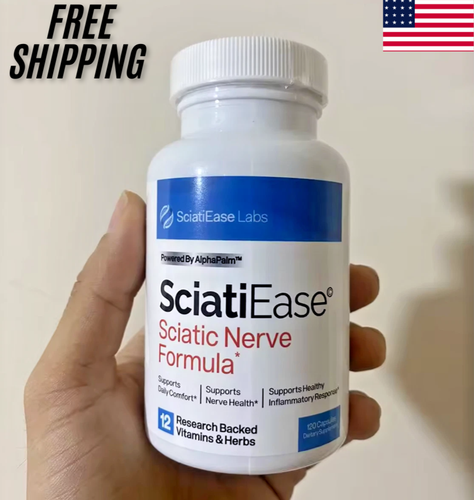 SciatiEase Labs Sciati Ease Sciatic Nerve Formula 120 Capsules - New ...