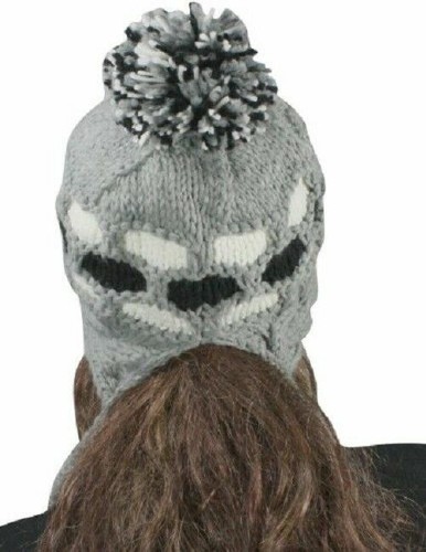 Dahlia Women's Dangle Pompom Knit Boho Hat, Gray | eBay