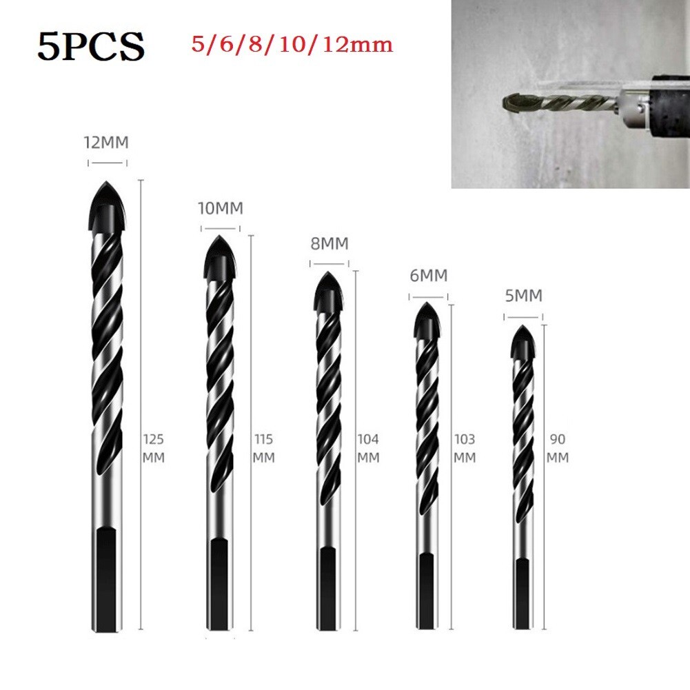 Drill Bits Triangular Drill Bit Block Glass Light Concrete Electric ...