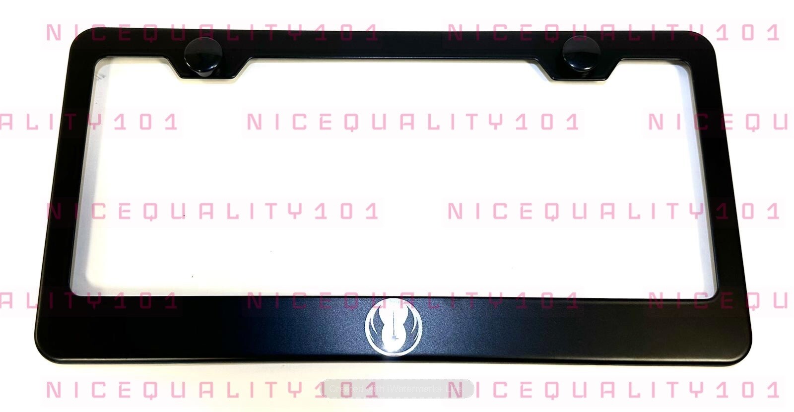 Laser Engraved Etched Star Wars Jedi Order Stainless Steel License ...