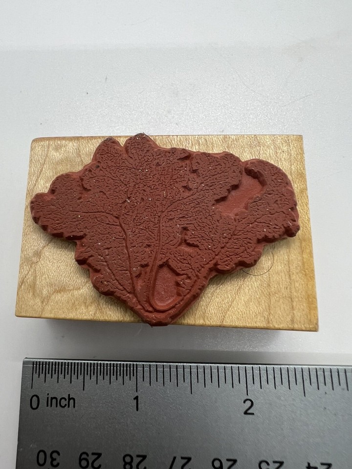 D8, Art Rubber Stamp, Vegetable Leaf Kale Lettuce Leaf | eBay