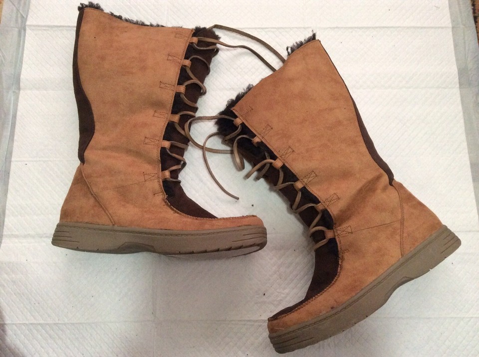 Brown/Camel Nubuck Eskimo Style Boot 9 | eBay