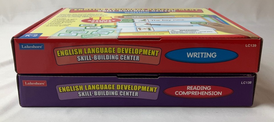 SET OF 2 KITS Lakeshore English Language Development Skill-Building ...