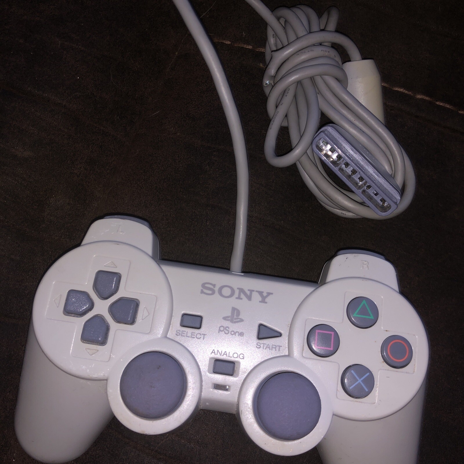 PSone OEM Sony PlayStation 1 PS1 Dualshock Controller SCPH-110 Gray As ...