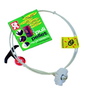 Kit pulizia canna fumaria tubi canalizzazione stufa a pellet SIT Pulipellet 2m | eBay