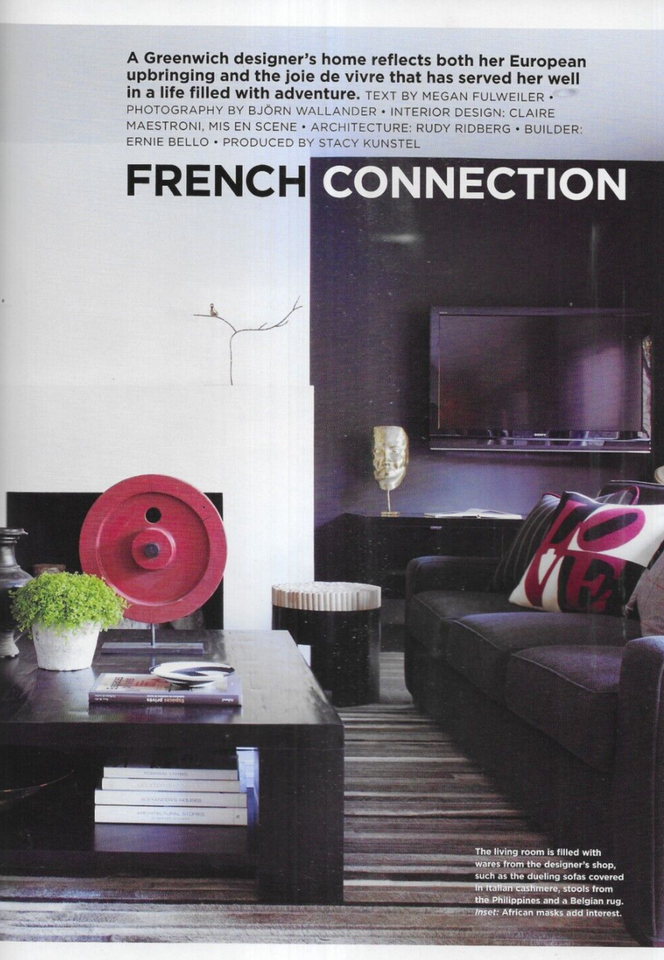 New England Home Connecticut Magazine Chic Decor Family Comfort Old ...