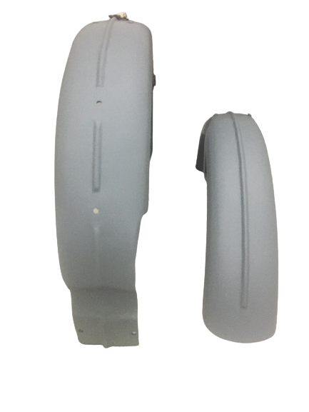 FIT FOR MATCHLESS FRONT & REAR MUDGUARD RAW STEEL | eBay