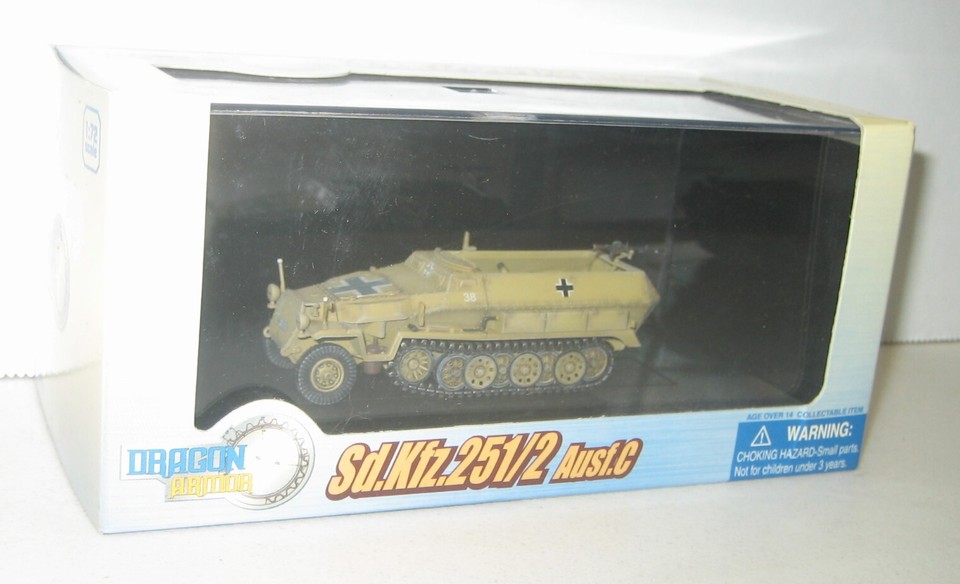 Dragon Armor 1/72 60281 WWII German Sd.Kfz. 251/2 Ausf C Halftrack 1942 ...