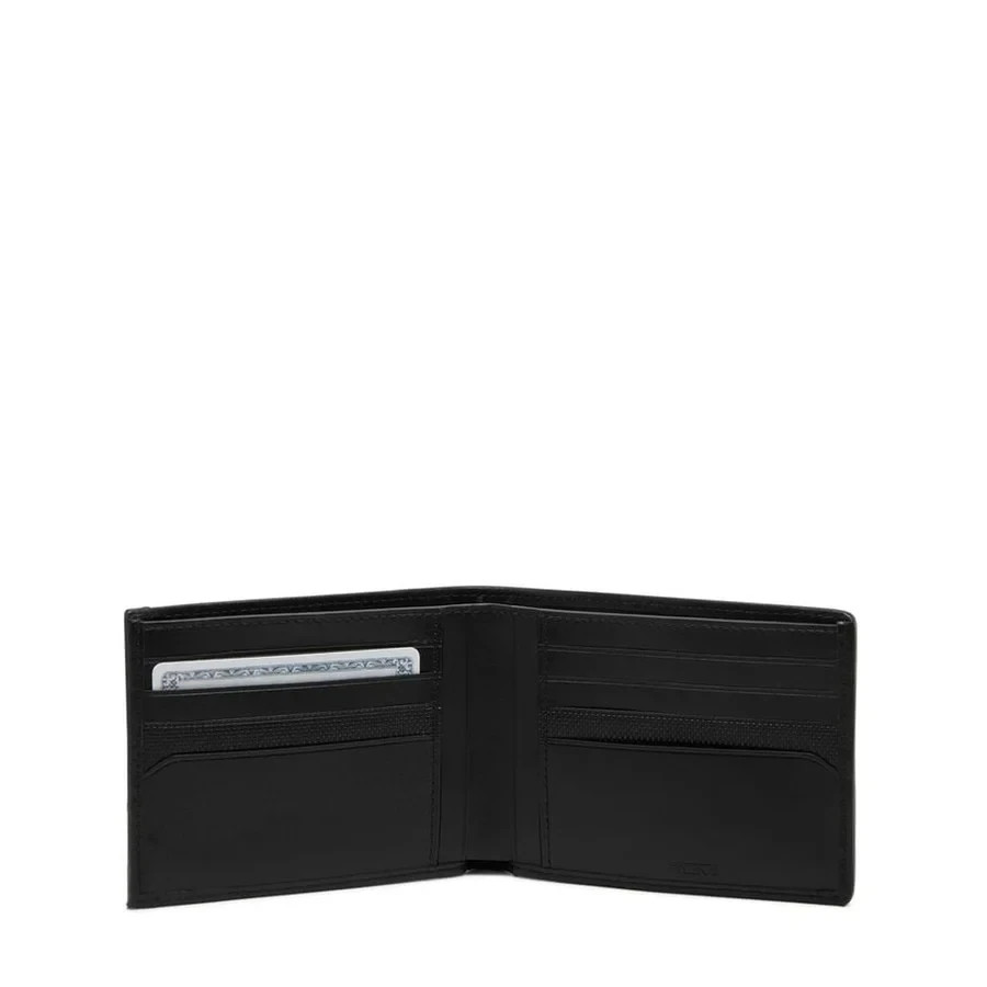 TUMI ALPHA SLG DOUBLE BILLFOLD RFID WALLET BLACK/RED#01192233DRED2-NWT ...