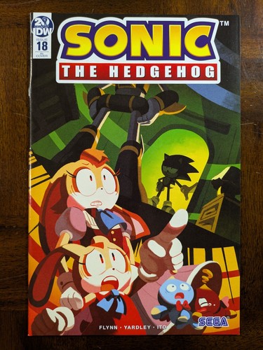 IDW Sonic The Hedgehog Comic Book Issue #18 RI 1:10 Incentive Variant ...
