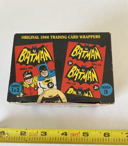 Batman Original 1966 Trading Card Wrappers. Deluxe Reissue Addition ...