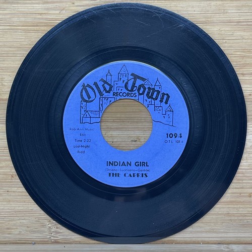 The Capris - Indian Girl 7" Record 45 RPM Old Town Doo Wop | eBay