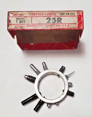 Starrett 25R Dial Indicator Contact Point Set 12 Points | eBay