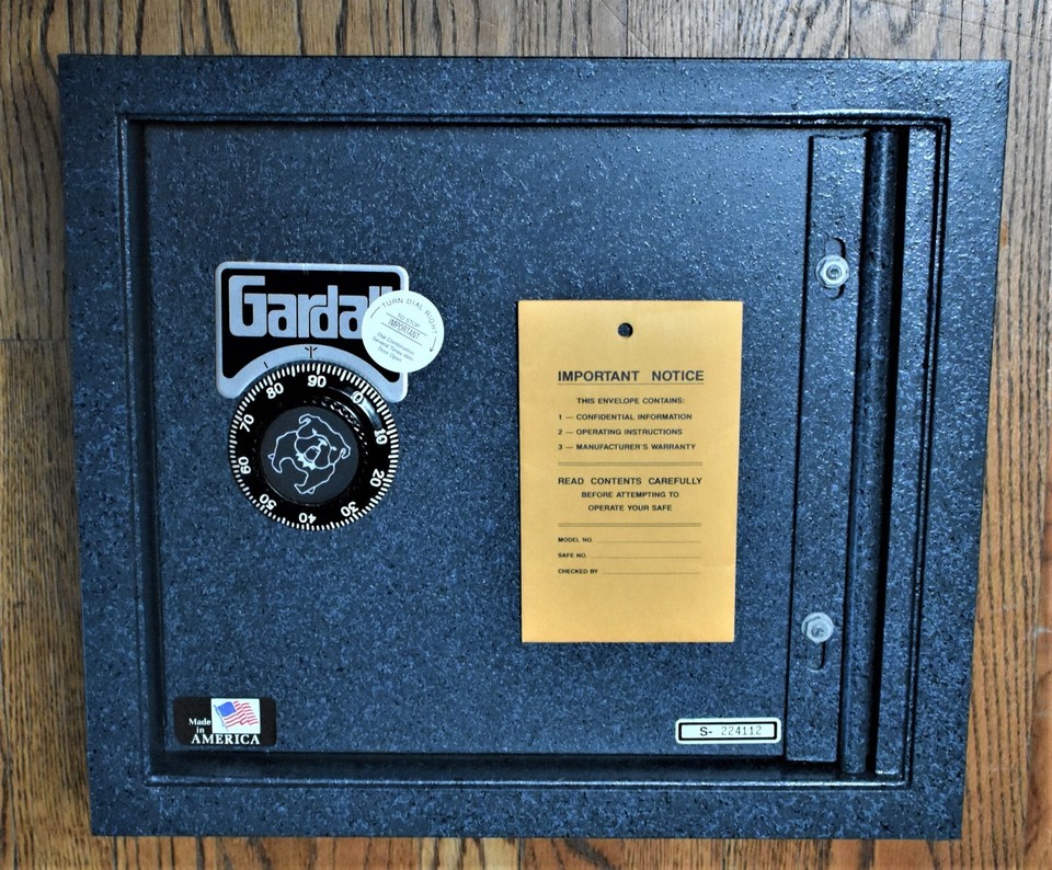 Gardall Wall Steel Safe SL6000 Lock Box Home Office Security Heavy Free ...
