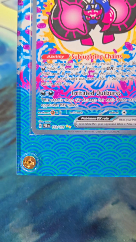 Pokemon Pecharunt EX SIR 163/131 Prismatic Evolutions Extended Artwork ...