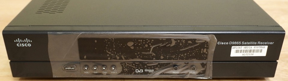 NEW Cisco D9865-H Satellite Receiver With RM9865 Remote Control | eBay