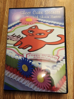 Sharon Zambito Sheet Cake Secrets Cake Decorating How To Tutorial DVD ...