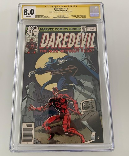 Daredevil 158 Marvel Comics 1979 Double Signed by Frank Miller and ...