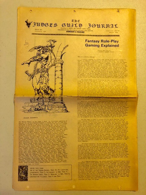 The Judges Guild Journal Issue #7 Installment P Dec 1977 Jan 1978 D&D ...