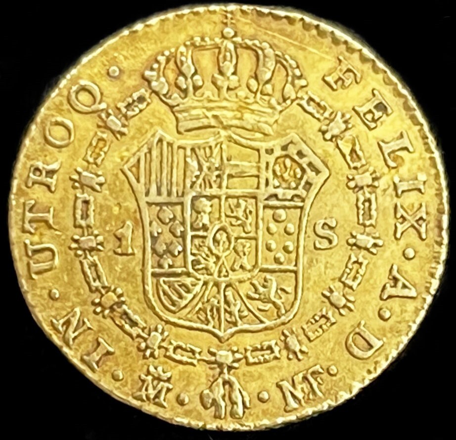 1799 M MF GOLD SPAIN 1 ESCUDO CHARLES IV COIN MADRID MINT | eBay