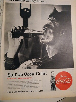 Publicité Vintage Advertising Soif de Coca-Cola (Mars 1958) | eBay